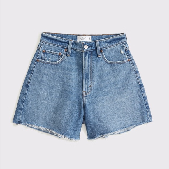 Abercrombie & Fitch | Shorts | Curve Love High Rise Dad Short ...